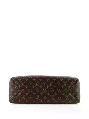 LOUIS VUITTON The Drop Handbag Monogram Canvas With Leather Gm Shoulder Bag