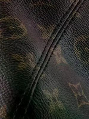 LOUIS VUITTON The Drop Handbag Monogram Canvas With Leather Gm Shoulder Bag