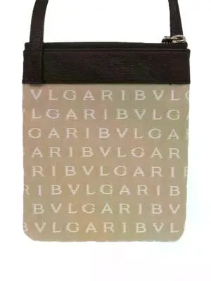 BVLGARI Logomania Canvas Crossbody Bag