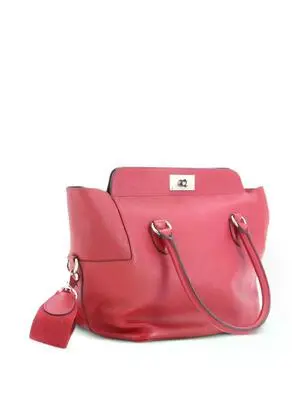 Hermès Toolbox Bag Evercolor 26 Satchel - Red