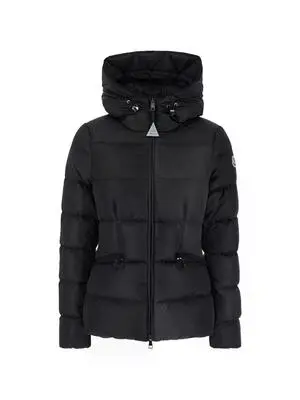 Moncler Quilted Hooded Jacket - Black