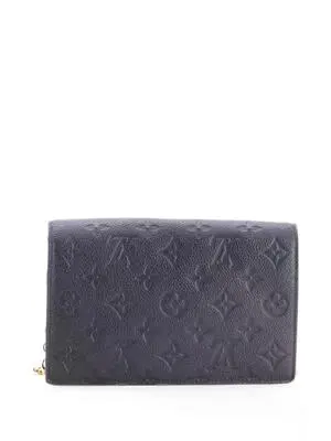 LOUIS VUITTON Vavin Chain Wallet Monogram Empreinte Leather Clutch Bag