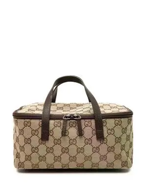 Gucci 2000-2015 Gg Canvas Vanity Bag - Neutrals