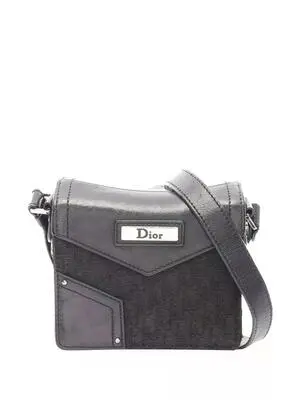 Dior Trotter Canvas Crossbody Bag - Black