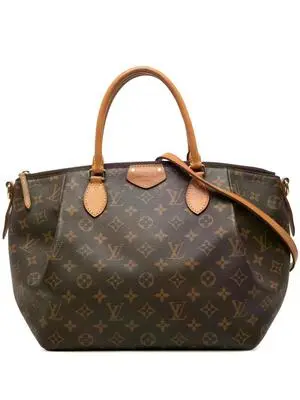 LOUIS VUITTON 2015 Monogram Turenne Mm Satchel - Brown