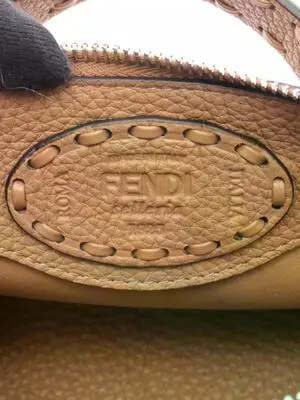 Fendi 2010-2026 Mini Leather Selleria The Way Satchel - Brown