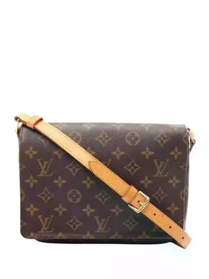 LOUIS VUITTON 2001 Monogram Musette Tango Short Strap Shoulder Bag