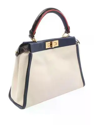 Fendi 2010-2026 Medium Canvas Peekaboo Iconic Satchel