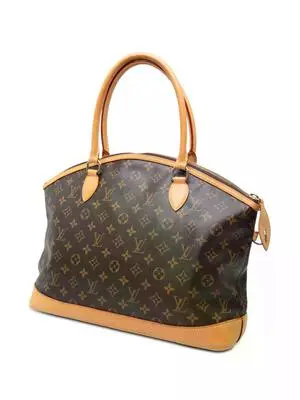 LOUIS VUITTON Monogram Lockit Horizontal Handbag