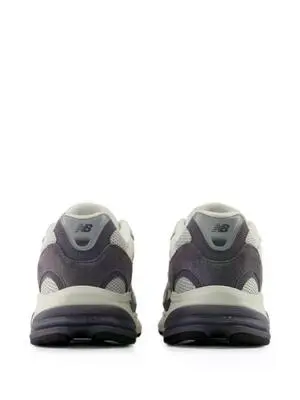 NEW BALANCE Suede Panelled Mesh Sneakers - Neutrals
