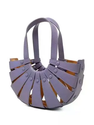 Bottega Veneta Small Calfskin Shell Bag Satchel