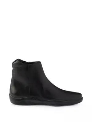 Prada Toblach Nappa Leather Booties - Black