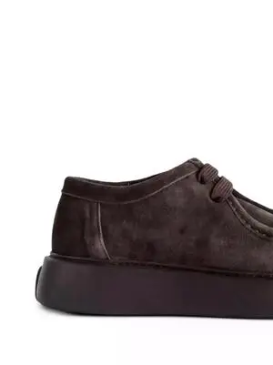 REFERENC Fernabee Calf Suede Lace Up Sneakers