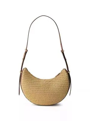 Prada Arqué Crochet Shoulder Bag - Neutrals