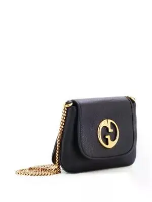 Gucci 1973 Chain Shoulder Bag Leather Small Crossbody Bag