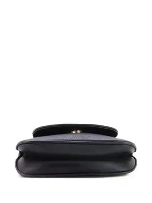 Gucci 1973 Chain Shoulder Bag Leather Small Crossbody Bag - Black