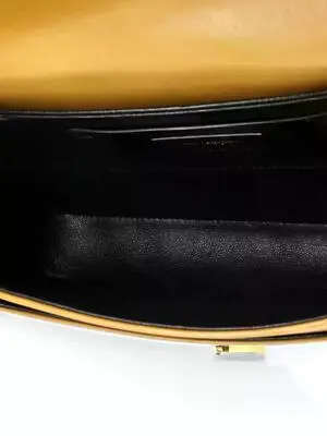 Saint Laurent Solferino Leather Shoulder Bag - Brown