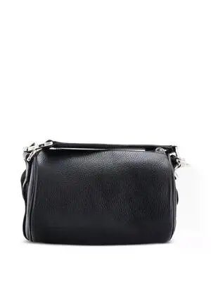Dior Embroidered Leather Messenger Bag - Black