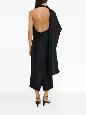 RÓHE Open-back Draped Midi Dress