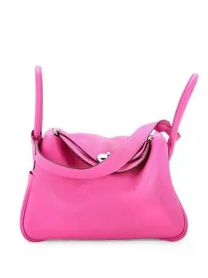 Hermès Lindy Bag Clemence 26 Shoulder Bag - Pink