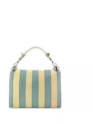 Fendi Eyelet Kan I Bag Leather Medium Shoulder Bag
