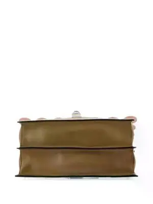 Fendi Eyelet Kan I Bag Leather Medium Shoulder Bag