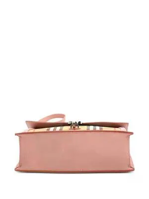 Burberry Macken Vintage Check Canvas Small Crossbody Bag