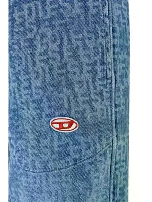DIESEL® D-martians-ne Logo-patch Track Pants