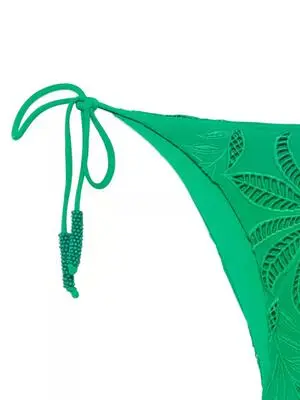 Farm Rio Beaded Cut-out Bikini Bottoms
