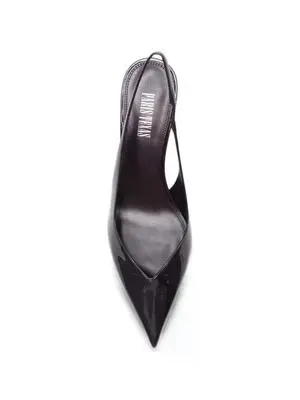 Paris Texas Lidia Patent-finish Slingback Pumps