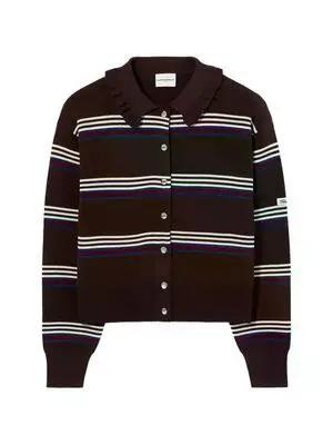 Claudie Pierlot Striped Cardigan - Brown