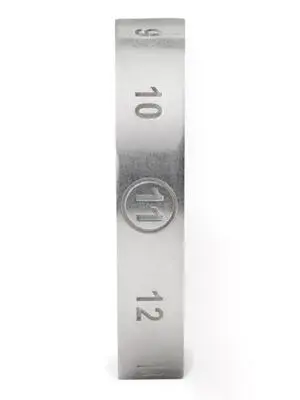 MAISON MARGIELA Numeric Engraved Ring - Silver