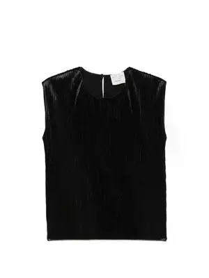 FORTE_FORTE Plissé-effect Sleeveless Top