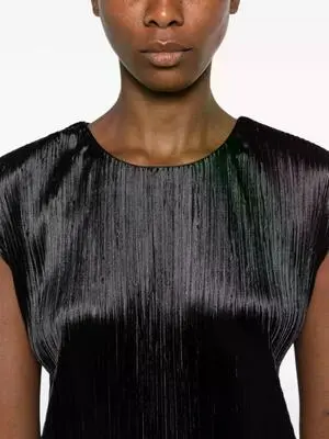 FORTE_FORTE Plissé-effect Sleeveless Top