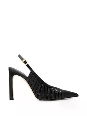 Michael Kors Adriana Cage-detail Slingback Pumps - Black