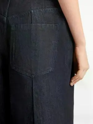 Marni Raw Unwashed Vertical Stitch Jeans