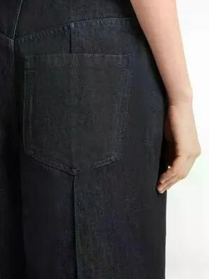 Marni Raw Unwashed Vertical Stitch Jeans