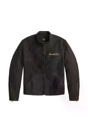 Ralph Lauren Number-appliqué Cotton Jacket - Black