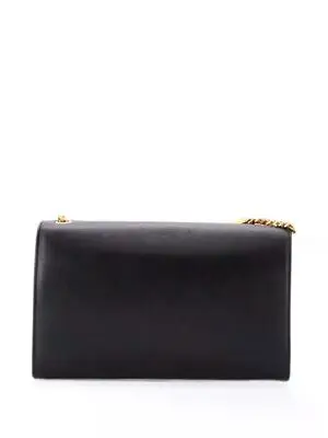 Saint Laurent Classic Monogram Tassel Leather Medium Crossbody Bag - Black