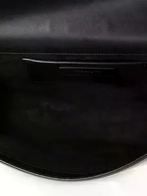 Saint Laurent Classic Monogram Tassel Leather Medium Crossbody Bag