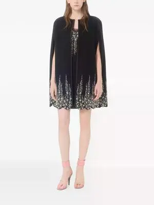 Valentino Garavani Embroidered Compact Drap Cape
