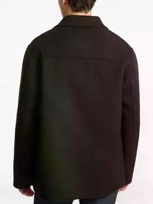 YVES SALOMON Calf Leather-patch Jacket