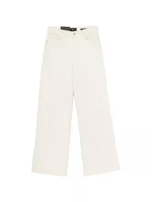 7 For All Mankind Lotta Button-fastening Jeans - Neutrals