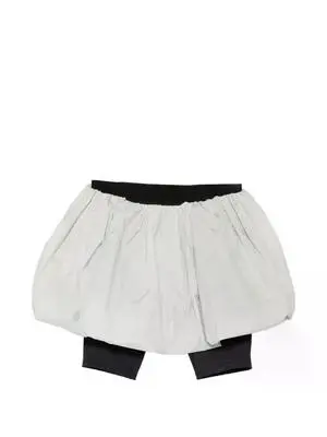 JUUN.J Gathered Balloon-hem Skirt - Grey