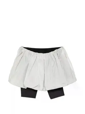 JUUN.J Gathered Balloon-hem Skirt