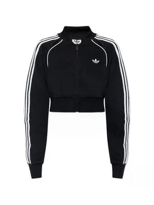 Adidas Cropped Side-stripe Track Jacket