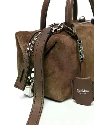 Max Mara Holdallssuede Leather Mini Bag