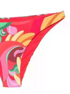 Farm Rio Graphic-print Bikini Bottoms