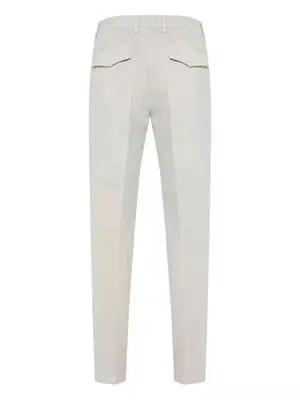 Eleventy Pleated Front Drawstring Chino Trousers