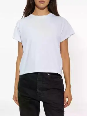Rag & Bone Striped Long Sleeve Polo Shirt - White
